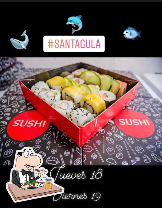 Menu at Santa Gula restaurant, San Carlos Centro