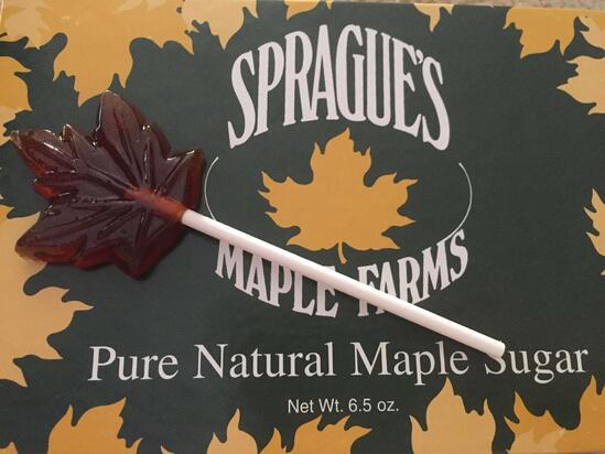 Menu at Sprague's Maple Farms restaurant, Portville