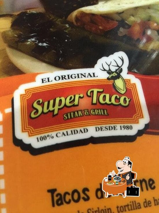 Menu at Super Tacos Steak & Grill restaurant, Delicias, Av Rio San ...