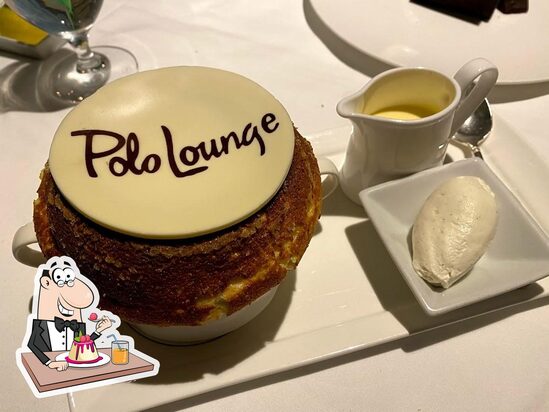 Menu at Polo Lounge restaurant, Beverly Hills