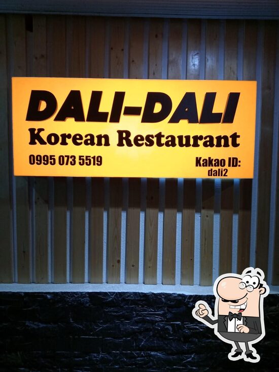 Menu at Dali-Dali Korean Restaurant, Malay