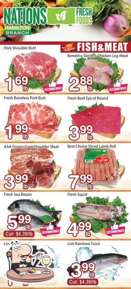 Nations Fresh Foods, 2 King St W #445 in Hamilton - Restaurant reviews