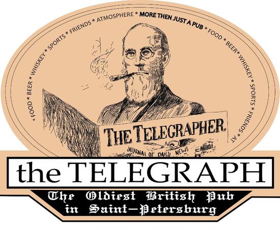 Menu at The Telegraph Pab pub & bar, Saint Petersburg
