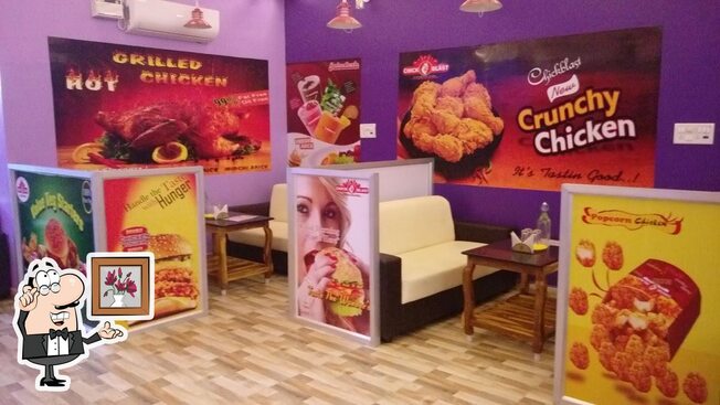 Menu at Chick blast, Tiruvannamalai