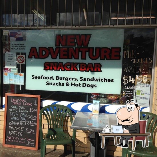 Menu at New Adventure Snack Bar, Lawnton, 47 Ellis St