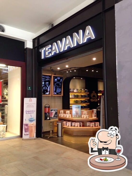 Menu at Teavana cafe, Mexico City, Av. Popocatépetl 546