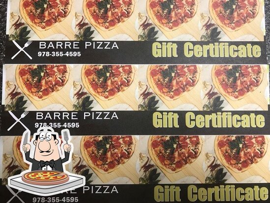 Barre Pizza in Barre - Restaurant menu and reviews