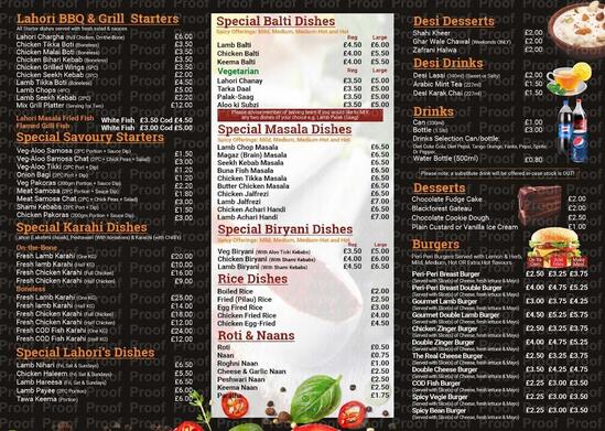 Menu at MAX Grill House restaurant, Birmingham