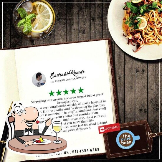 The Blue Bean Cafe, New Delhi - Restaurant menu, prices and reviews