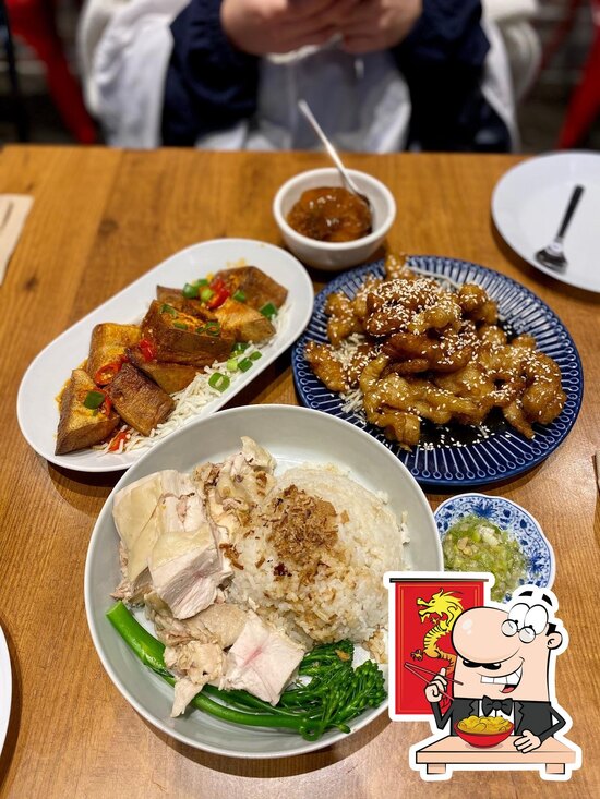 Menu at Uncle Li's restaurant, Brisbane City, Post Office Square