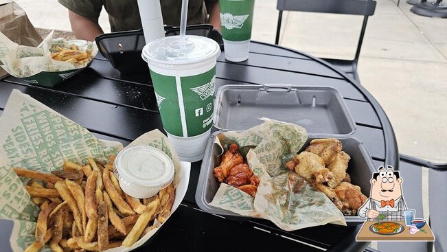 Menu at Wingstop restaurant, Anderson