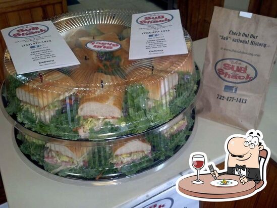 Menu at Sub Shack, Brick