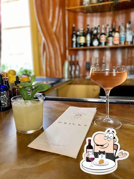 Menu at The Elysian Bar, New Orleans