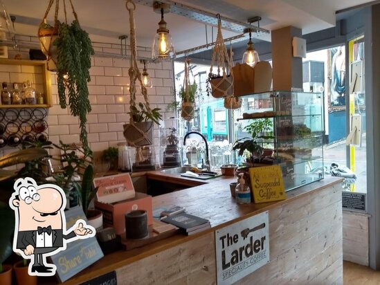 Menu at The Larder Brixham cafe, Brixham