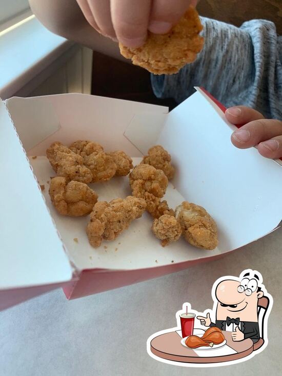 Menu at KFC fast food, Spokane, W Northwest Blvd