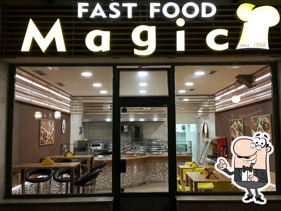 Menu at Fast food 'Magic', Koper