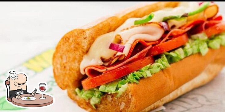 Menu at Subway fast food, San Jose, 171 Branham Ln #5
