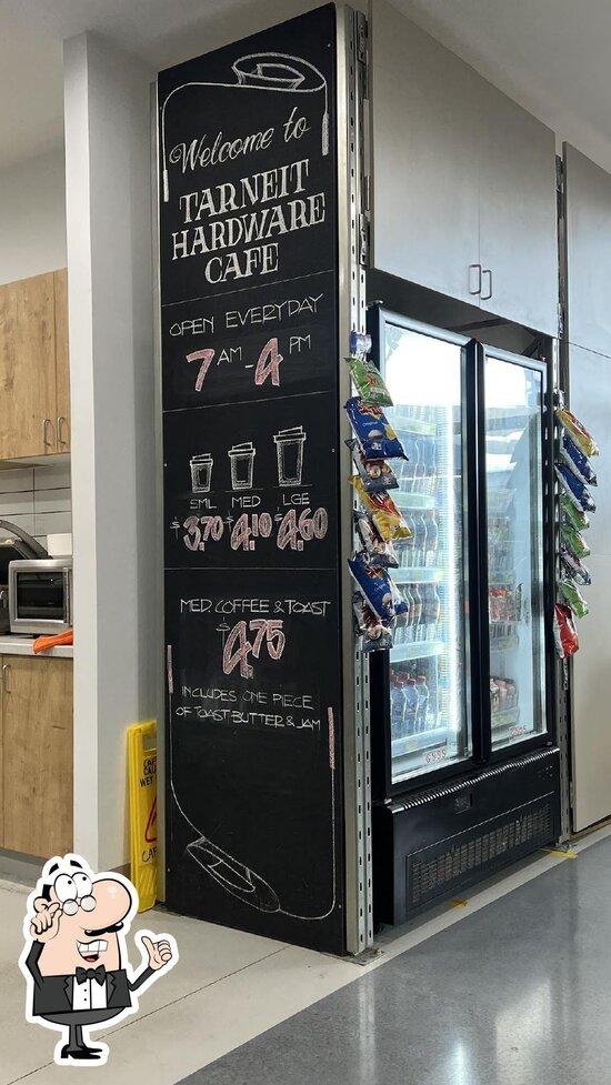 Menu at Tarneit Hardware Cafe, Tarneit