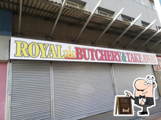 Menu at Royal Butchery & TakeAway restaurant, East London