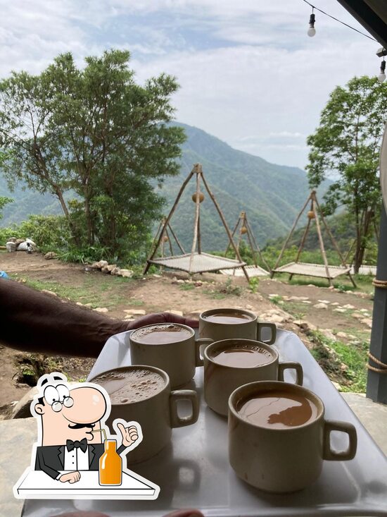 Menu at Parvata Waterfall Cafe, Rishikesh