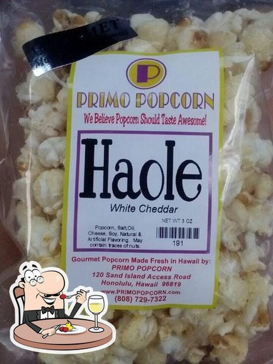 Menu at Primo Popcorn desserts, Honolulu, 120 Sand Island Access Rd
