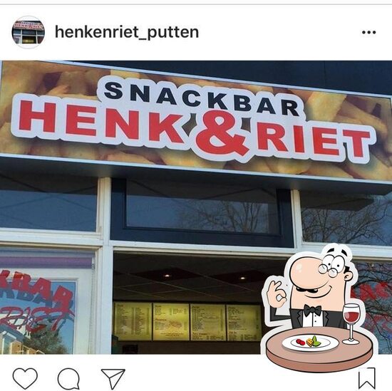 Speisekarte von Snackbar "Henk en Riet", Putten