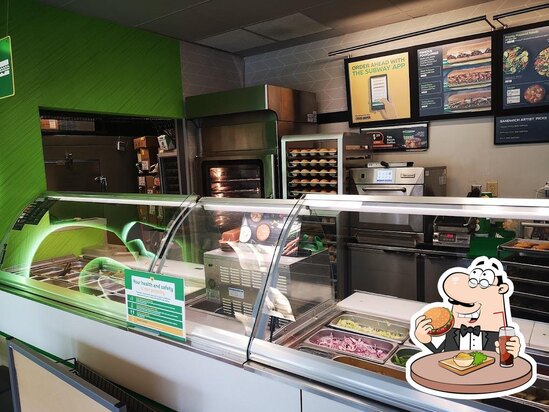 Menu at Subway fast food, Ottawa, 231 Laurier Ave E #229