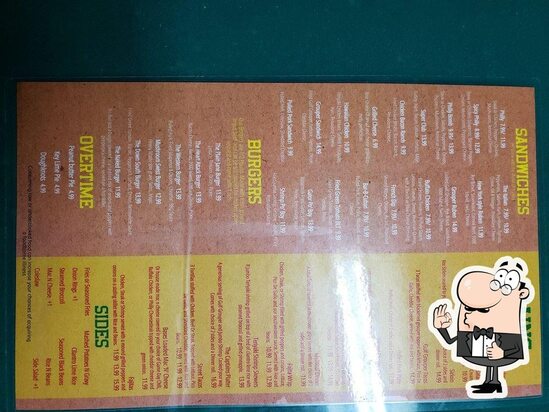 Menu at The End Zone Sports Grille pub & bar, Englewood