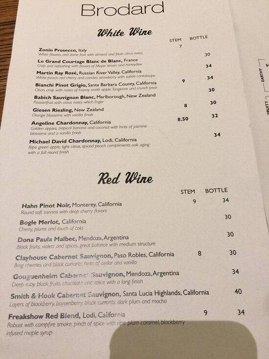 Menu at Brodard Restaurant, Fountain Valley, Brookhurst St