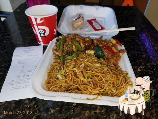 Menu at Panda Express fast food, Montclair, Mission Blvd