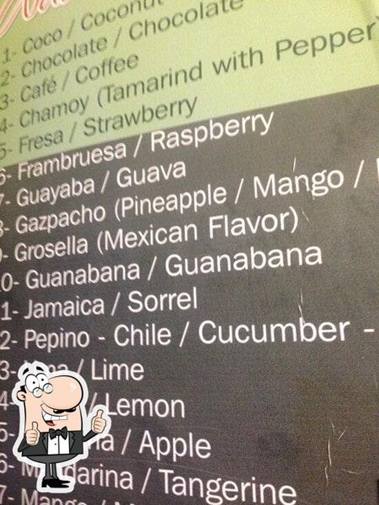 Menu at La Flor De Michoan, New Rochelle