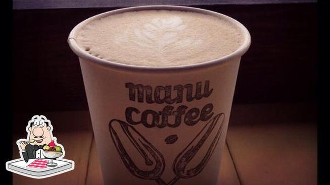 Menu at Manu coffee shop and tea stall, Delhi
