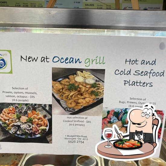 Carta del restaurante Ocean Grill Seafood, Worongary, 1 Mudgeeraba Rd