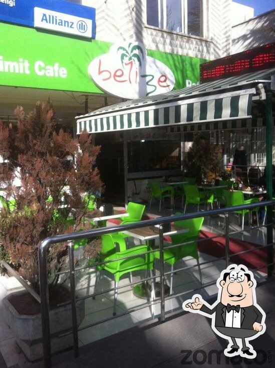 Menu at Belize, Ankara