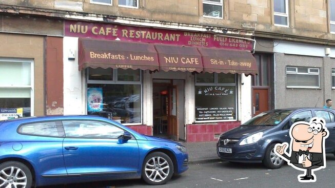 Menu at Niu Cafe, Glasgow, 6 Greenbank St