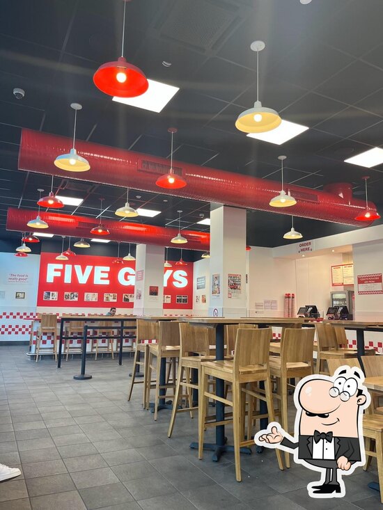 Speisekarte von Five Guys restaurant, Mailand, Via Stampa