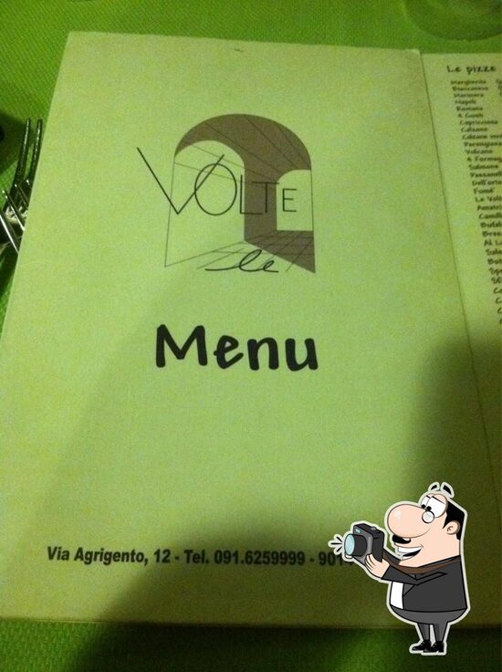 Menu da Le Volte pizzeria, Palermo, Via Agrigento 12