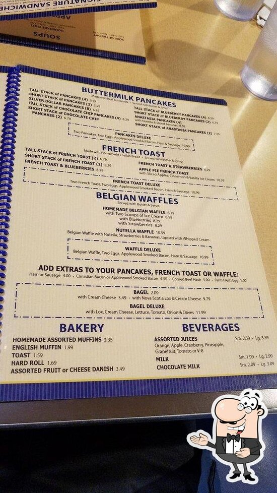 Menu at Capital City Diner restaurant, Albany, Western Ave