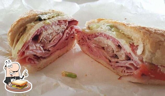 Menu at Brocato's Sandwich Shop restaurant, Tampa