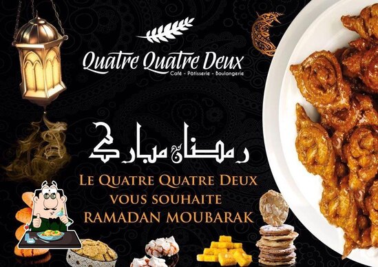 Speisekarte von Café Pâtisserie Quatre Quatre Deux restaurant, Temara ...