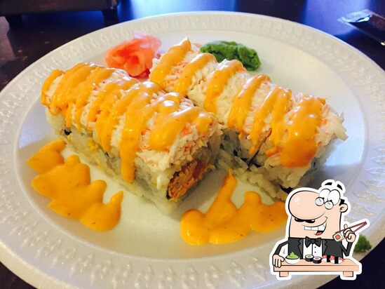 Menu at OEC Japanese Express restaurant, Brookhaven