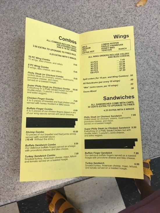 Menu at Prime Wings restaurant, Norcross, Medlock Bridge Rd #109