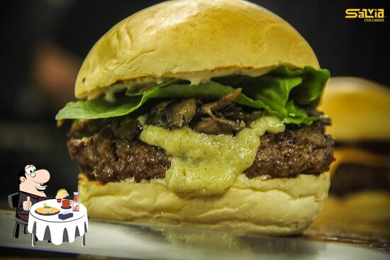 Menu at Salvia Steak & Burgers restaurant, Vitoria