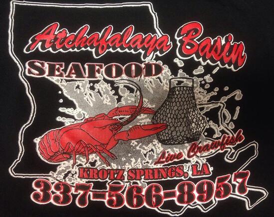 Menu at Atchafalaya Basin Seafood restaurant, Krotz Springs