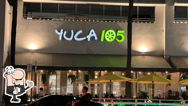 Menu at YUCA 105 restaurant, Miami Beach, Washington Ave