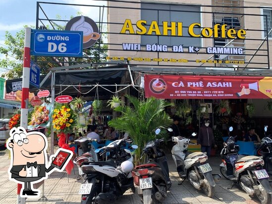 Menu at ASAHI Coffee, Thu Dau Mot