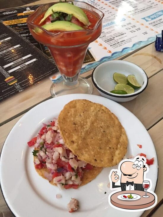 Menu at Lucerna restaurant, Mexico City, Calle Lucerna 51