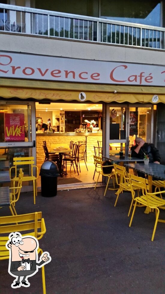 Menu at Provence Café, Antibes