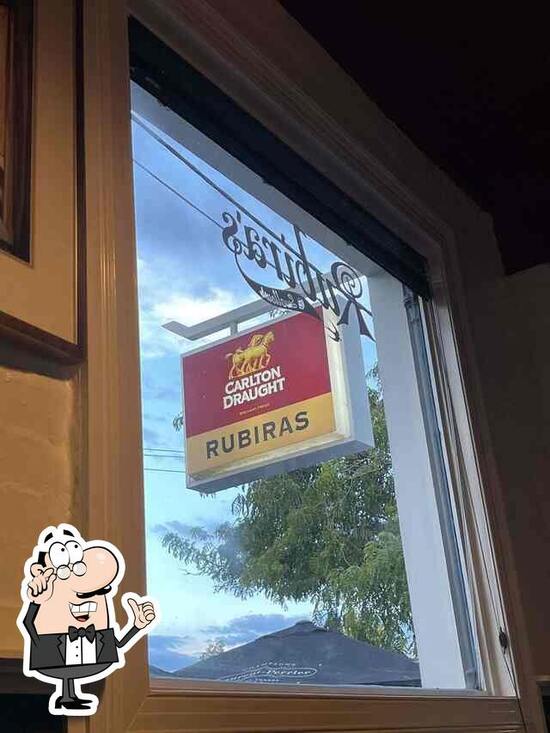 Menu at Rubira's restaurant, Port Melbourne