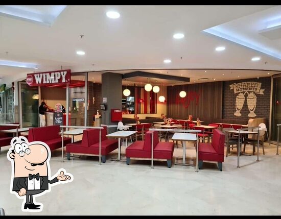 Menu au Wimpy restaurant, Durban
